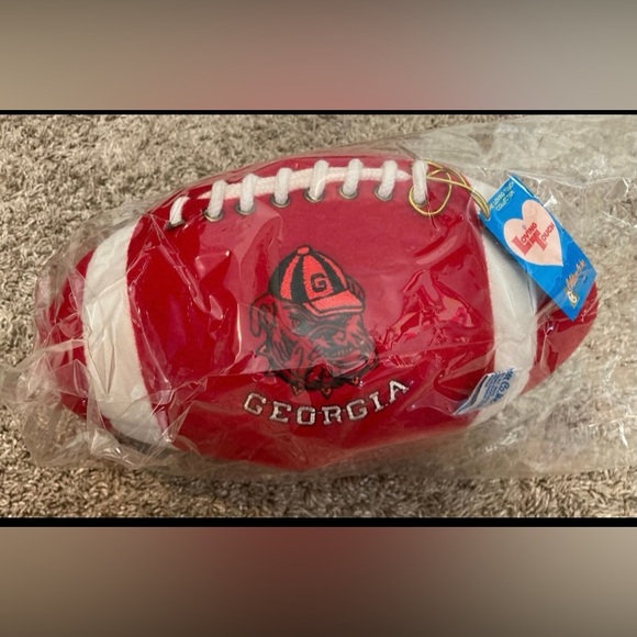 Other | Vintage Georgia Bulldogs Uga Football 12 Stuffed Plush Red ...